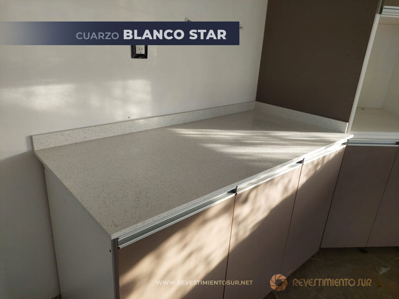Cuarzo Blanco Star - Revestimiento Sur