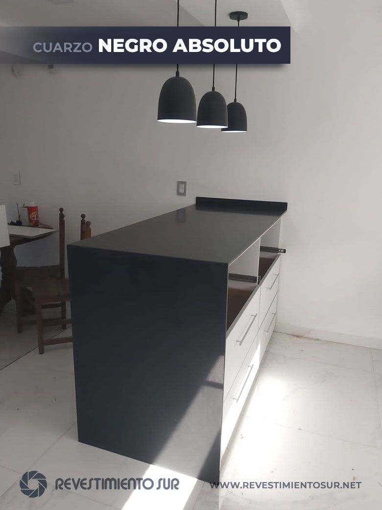 Cuarzo Negro Absoluto - Revestimiento Sur
