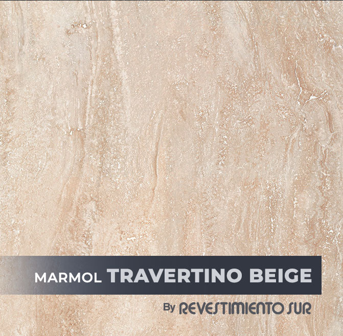 Marmol Travertino Beige - Revestimiento Sur